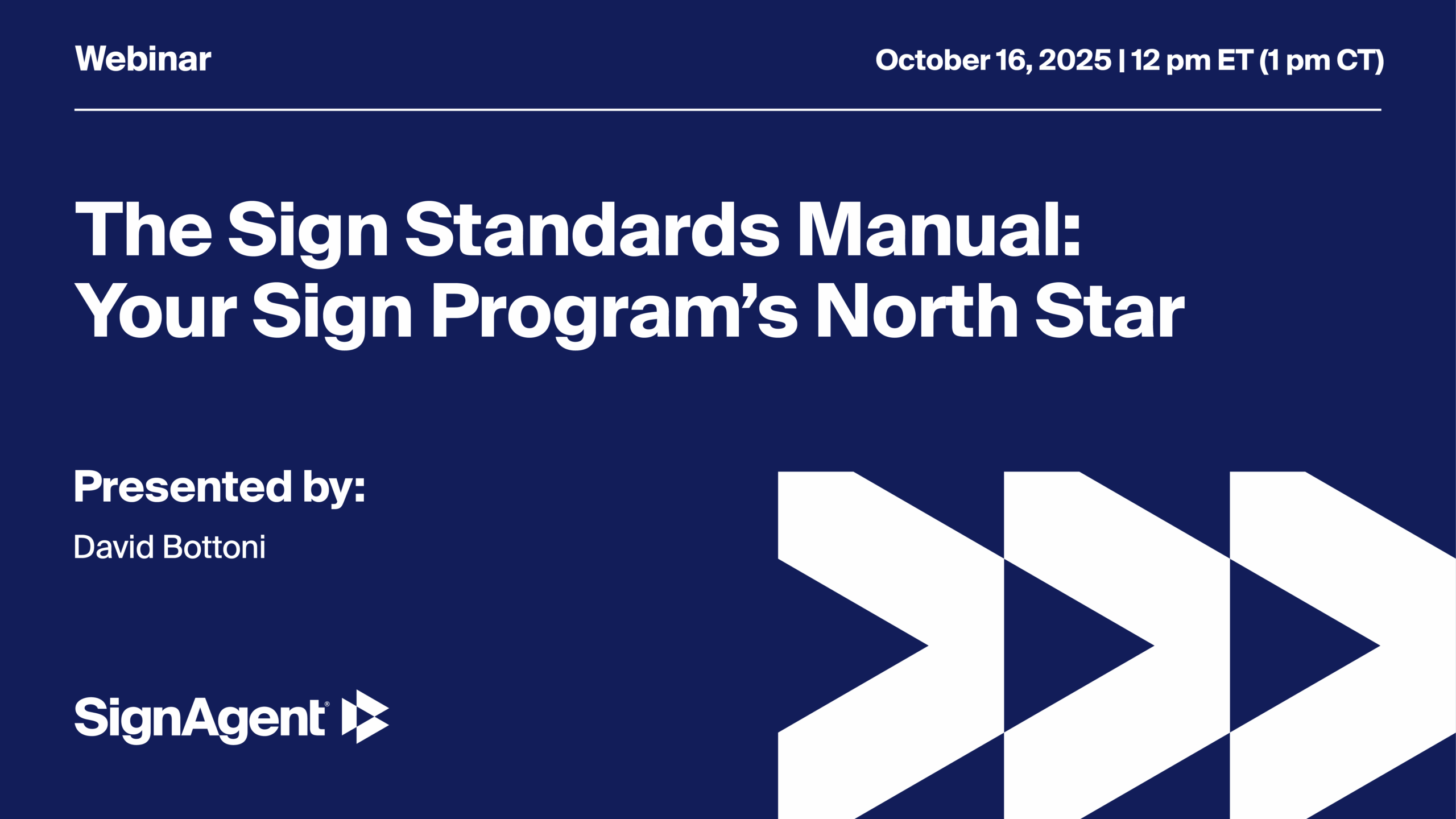 The Sign Standards Manual: Your Sign Program's North Star - SignAgent ...